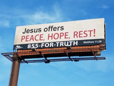 Billboard Evangelism | Christian Aid Ministries